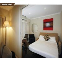 China 5 Star Hotel Bedroom Furniture Set Twin Size High Gloss JW Marriott Style for sale