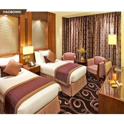 China IDOPA Lacquer Hotel Bedroom Furniture Set Queen Single Bed Customizable for sale