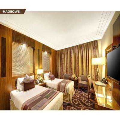 China MDF Wooden Hotel Bedroom Furniture Set BS-006 for Luxury Suite Bulk Order for sale