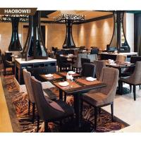 China Classic Wooden Armrest Chair for Restaurant Dining Furniture Custom Size Available for sale