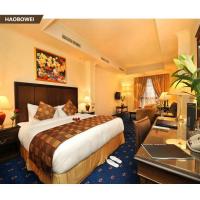 China Panel Wood Full Bedroom Furniture Set for Marriott Hotel Motel Custom Size for sale