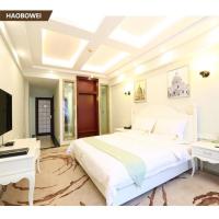 China 3-5 Star Hotel Bedroom Furniture Bulk Bed Frame Plywood Wooden with Chair A02 for sale