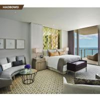China 3-5 Star Hotel Bedroom Furniture Bulk Bed Frame Plywood Wooden with Chair A02 for sale