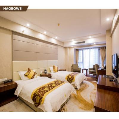 China Custom 3 Star Hotel Bedroom Set with Bedstead for Ibis Hotel Furniture for sale