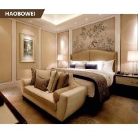 China HAOBOWEI Commercial Luxury Hotel Bedroom Furniture Set Customizable 321 for sale