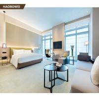 China HAOBOWEI Commercial Luxury Hotel Bedroom Furniture Set Customizable 321 for sale