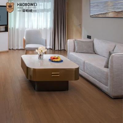 China Customizable Hotel Bedroom Furniture Bed Frames Headboards Queen King Size Wood Metal for sale