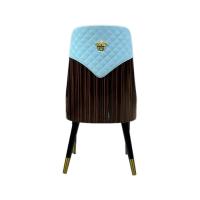 China Modern Leather Dining Chair with Armrest 540mm x 640mm x 960mm for Home Hotel for sale