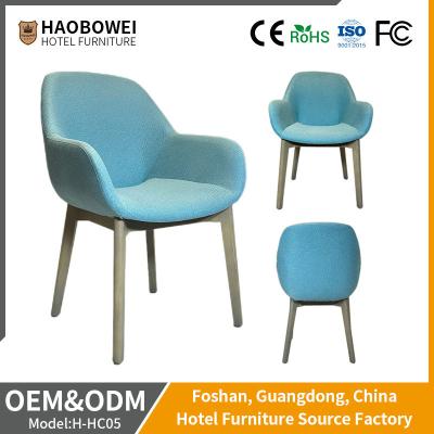 China Custom Fabric Solid Wood Dining Chair 620mm 580mm 870mm for Hotel Use for sale