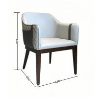 China Customizable Solid Wood Armrest Dining Chair 630mm x 600mm x 820mm for Hotel and Home Use for sale
