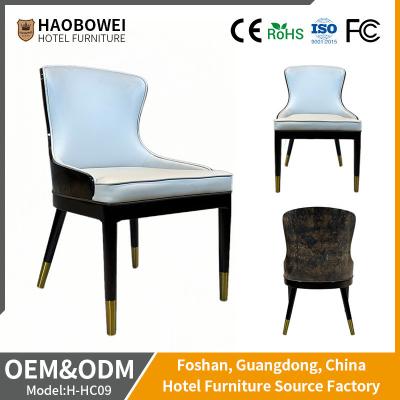 China Modern Ash Wood Dining Chair Without Armrest H-HC09 560mm 590mm 880mm for Hotel OEM for sale