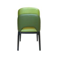 China Indoor Dining Room Ash Wood Leather Chair Without Armrest 500mm 600mm 850mm for sale