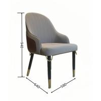 China Solid Wood Leather Dining Chair 580mm x 640mm x 940mm for Hotel Home Custom for sale