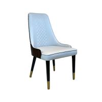 China Customized PU Leather Solid Wood Dining Chair 590mm 550mm 960mm for Hotel for sale