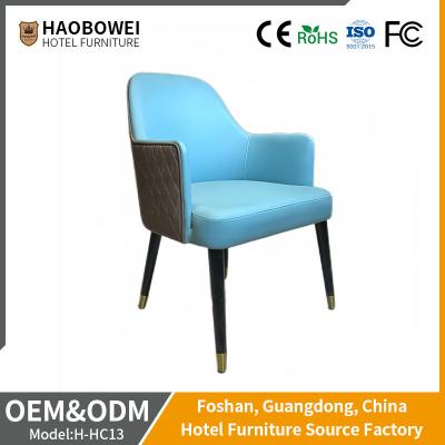 China Modern Solid Wood PU Leather Dining Chair 1 Seater Ash Wood Frame 630x660x890mm Hotel Furniture for sale