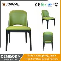 China Modern Ash Wood PU Leather Dining Chair 500mm x 600mm x 850mm for Restaurant Hotel for sale