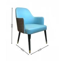 China Solid Wood PU Leather Dining Chair 630mm 890mm for Home Hotel Restaurant Indoor Use for sale