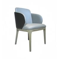 China Solid Wood Fabric Dining Chair H-HC15 600x600x860mm Without Armrest for Hotel Restaurant Home for sale