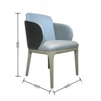 China Solid Wood Fabric Dining Chair H-HC15 600x600x860mm Without Armrest for Hotel Restaurant Home for sale