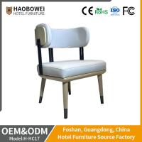 China Unfixed Leather Padded Hotel Dining Chair with Ash Wood Frame 565mm 790mm for sale
