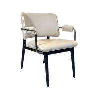 China ODM Ash Wood Hotel Dining Chair Leather Quilted 650mm Seat Height for Party for sale