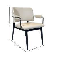 China ODM Ash Wood Hotel Dining Chair Leather Quilted 650mm Seat Height for Party for sale