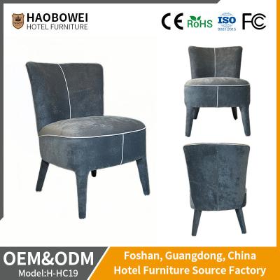China Customized Request Fixed Rotary Modern Velvet Cloth Fabric Chair for Home Dining Room for sale