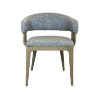 China Solid Wood Fabric Dining Chair Ash Wood Frame 600mmx560mmx770mm Hotel Restaurant Furniture for sale
