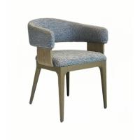 China Solid Wood Fabric Dining Chair Ash Wood Frame 600mmx560mmx770mm Hotel Restaurant Furniture for sale