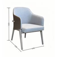China Modern Ash Wood Armrest Chair 640mm x 590mm for Restaurant Hotel Dining Room OEM for sale