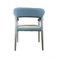 China Ash Wood Fabric Back Dining Chair 660mm x 520mm x 800mm for Restaurant Hotel for sale