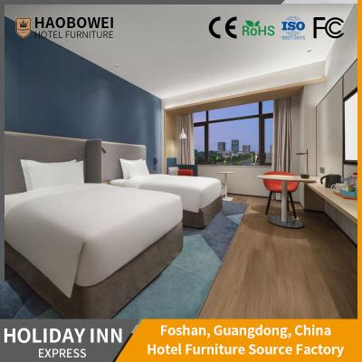 China Custom King Size Hotel Bedroom Furniture Set for Three Star Business Apartment 1100x2300mm for sale