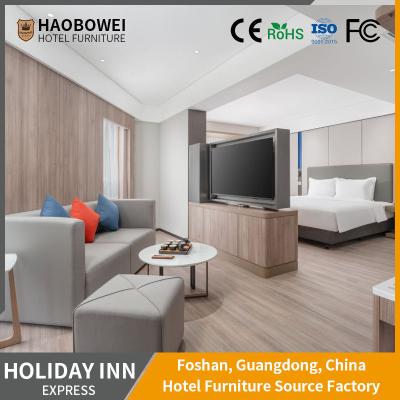 China Modern Custom Hotel Bedroom Furniture Set King Size 3 Star Source Factory for sale