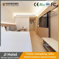 China ISO 14184 Compliant Double Bedroom Hotel Furniture Set with Curved Backrest 1800x2000mm Bed for sale