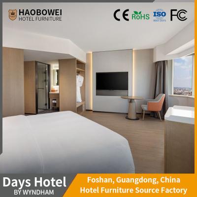 China Four Star Resort Hotel Furniture Set King Bed Room 1800x2000mm Customizable for sale
