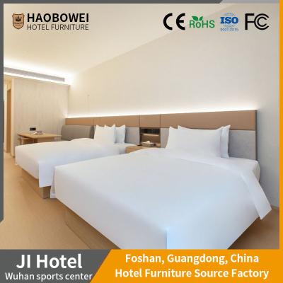China Custom 3 Star Luxury Bedroom Apartment Set for Resort Furniture E1 Board 1800x2000mm for sale