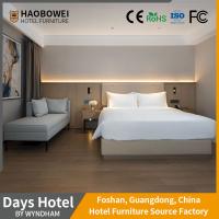 China 4 Star Hotel King Bedroom Set E1 Flame Retardant Plywood 1800x2000mm Bed for sale