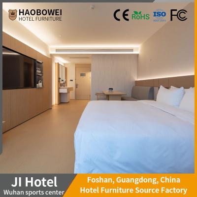 China 3 Star Economic Modern Luxury Ash Wood Business Hotel Furniture Bedroom Set 1800x2000mm for sale
