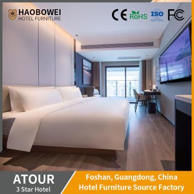 China Custom Modern Luxury King Size Hotel Bedroom Furniture Set Foshan 1800mm Bed for sale