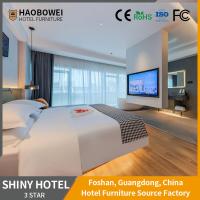 China Modern Luxury King Size Hotel Bedroom Furniture Set E1 Plywood Customizable 1500x2000mm Bed for sale