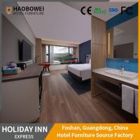 China Modern Luxury King Size Hotel Bedroom Set with Fireproof Board Veneer 2400mm Wardrobe for sale