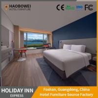 China Four Star Hotel Standard Double Bedroom Furniture Set ISO 14184 Foshan Factory for sale