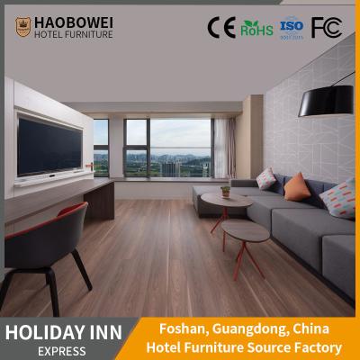 China Modern Luxury King Size Hotel Bedroom Set with Fireproof Board Headboard 3200mm for sale