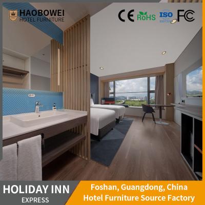 China Luxury Standard Double Bedroom Set for 4 Star Hotel Furniture OEM ODM 2400mm High Wardrobe for sale