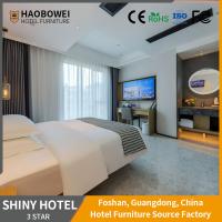 China Custom Three Star Hotel King Size Bedroom Set 1500x2000mm E1 Plywood for sale