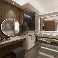 China Luxury 5 Star Resort Hotel Bedroom Set W2000mm Solid Wood Furniture Foshan for sale