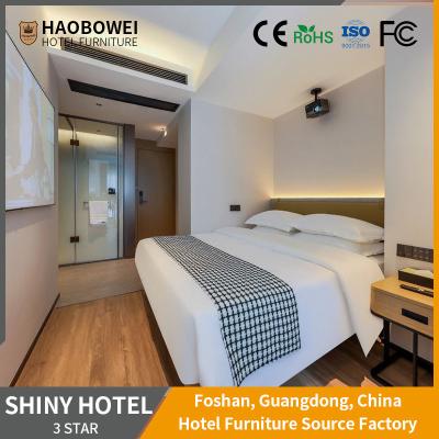 China Custom Hotel Modern Luxury King Size Bedroom Bed Set 1500x2000mm E1 Grade Plywood for sale