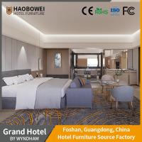 China Five Star Hotel Modern King Size Bedroom Furniture Set Solid Wood 2000mm Bed for sale