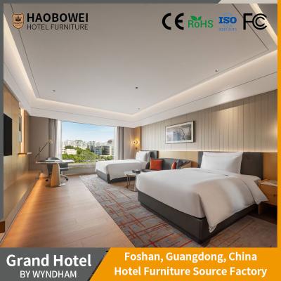 China Custom Five Star Hotel King Size Bedroom Set Presidential Suite Solid Wood 2000mm for sale