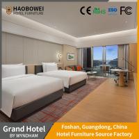 China Five Star Hotel Custom Double Bedroom Furniture Set Modern Luxury Solid Wood 2000mm Bed for sale